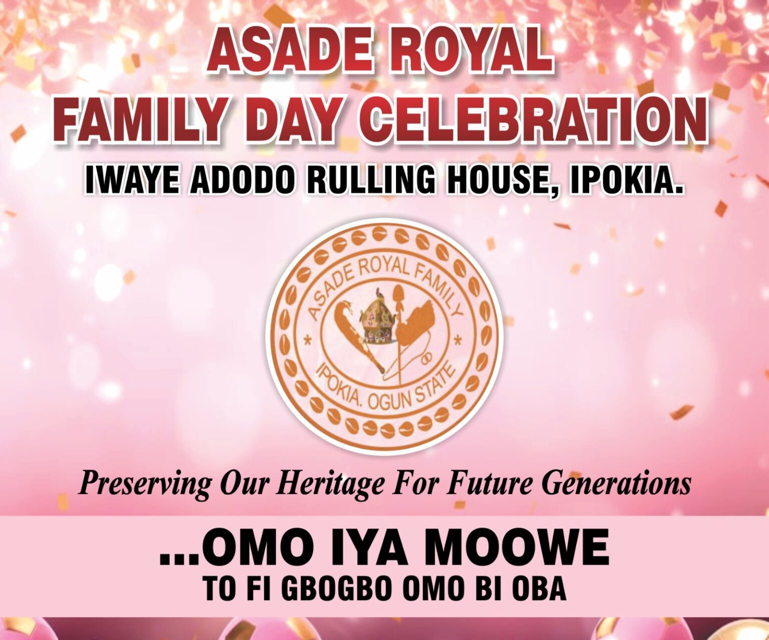 ASADE Royal Family Marks 5th Royal Day in Grand Style - Platform Times